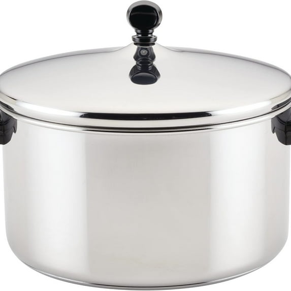 Classic Stainless Steel 6-Quart Stockpot with Lid, Stainless Steel Pot ...