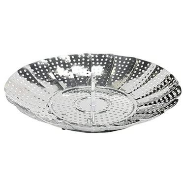 "Stainless Steel Steamer Basket, Expandable 5.9""-9"", for Veggie, Fish ...