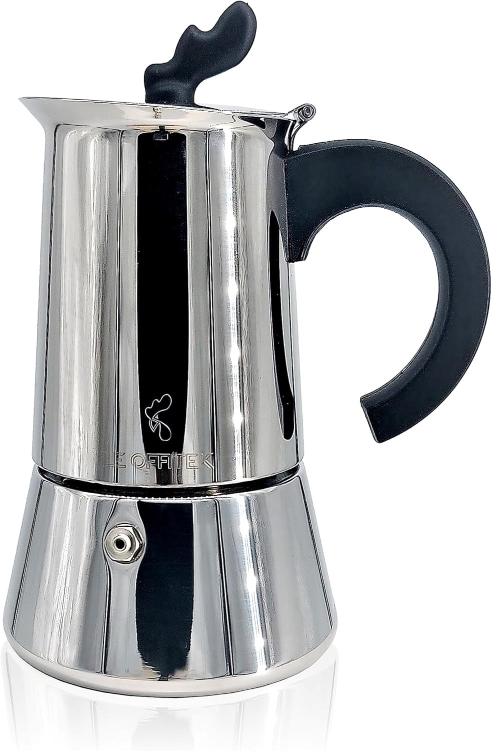 Classic Stainless Steel Stovetop Espresso Maker, Made in Italy, Italian ...
