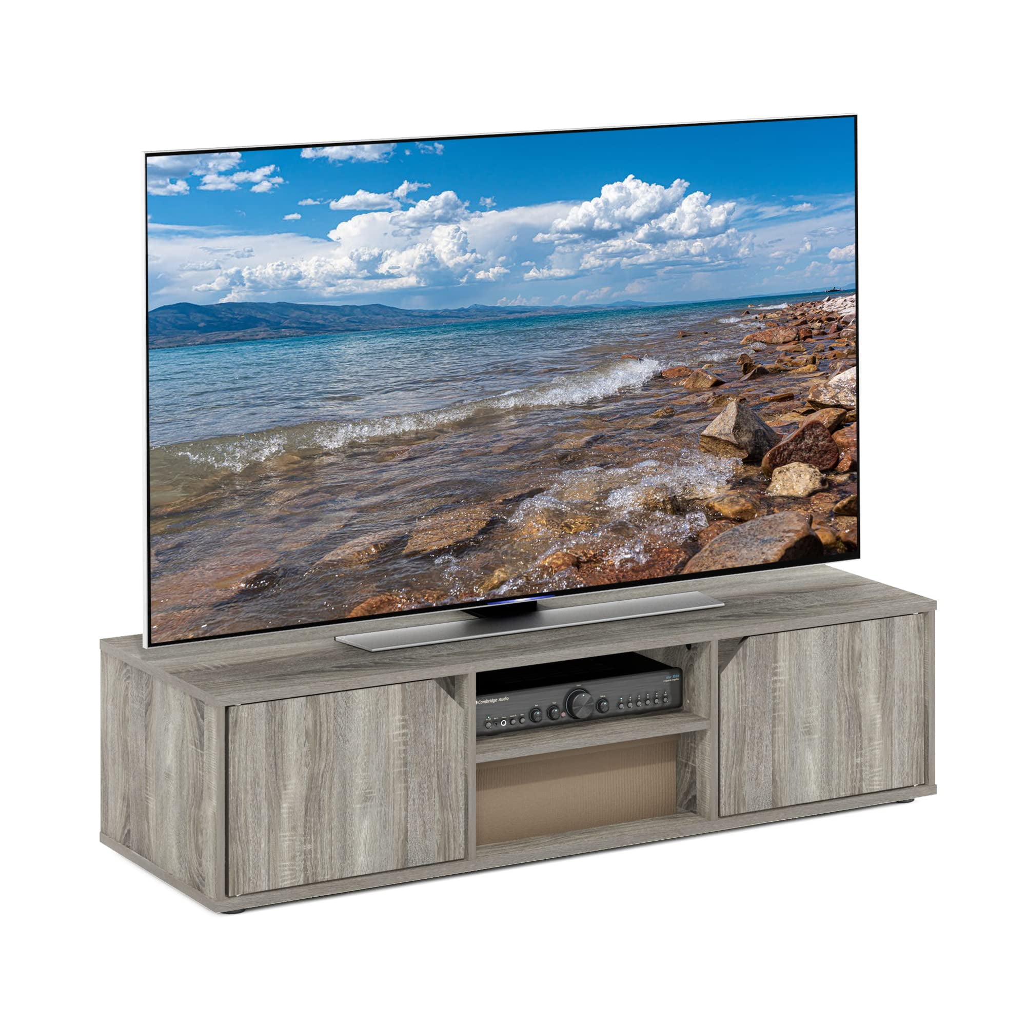 Classic Stand for TV up to 55 Inch, French Oak - Walmart.com