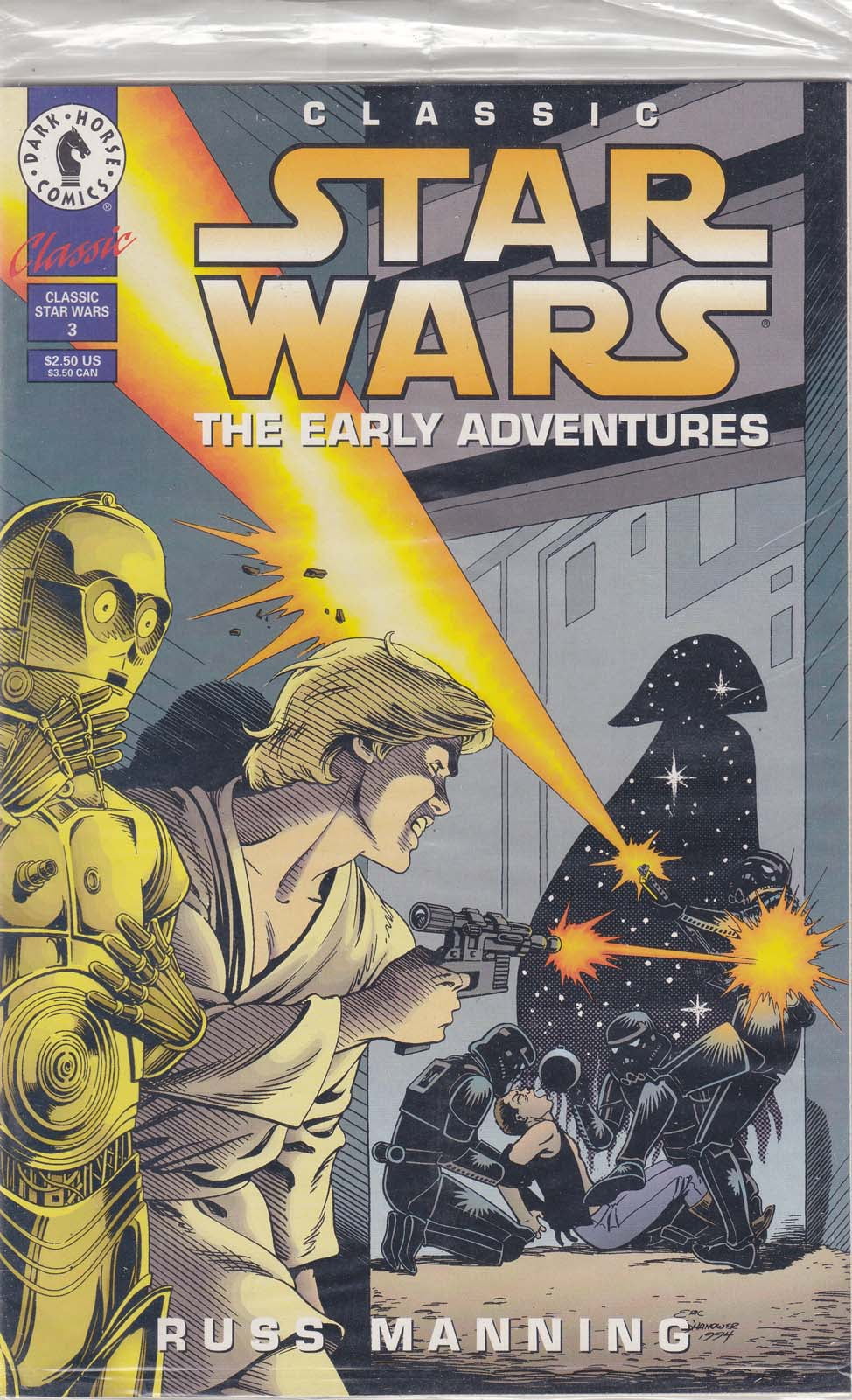 Classic Star Wars: The Early Adventures #3 (with card) VF ; Dark Horse ...