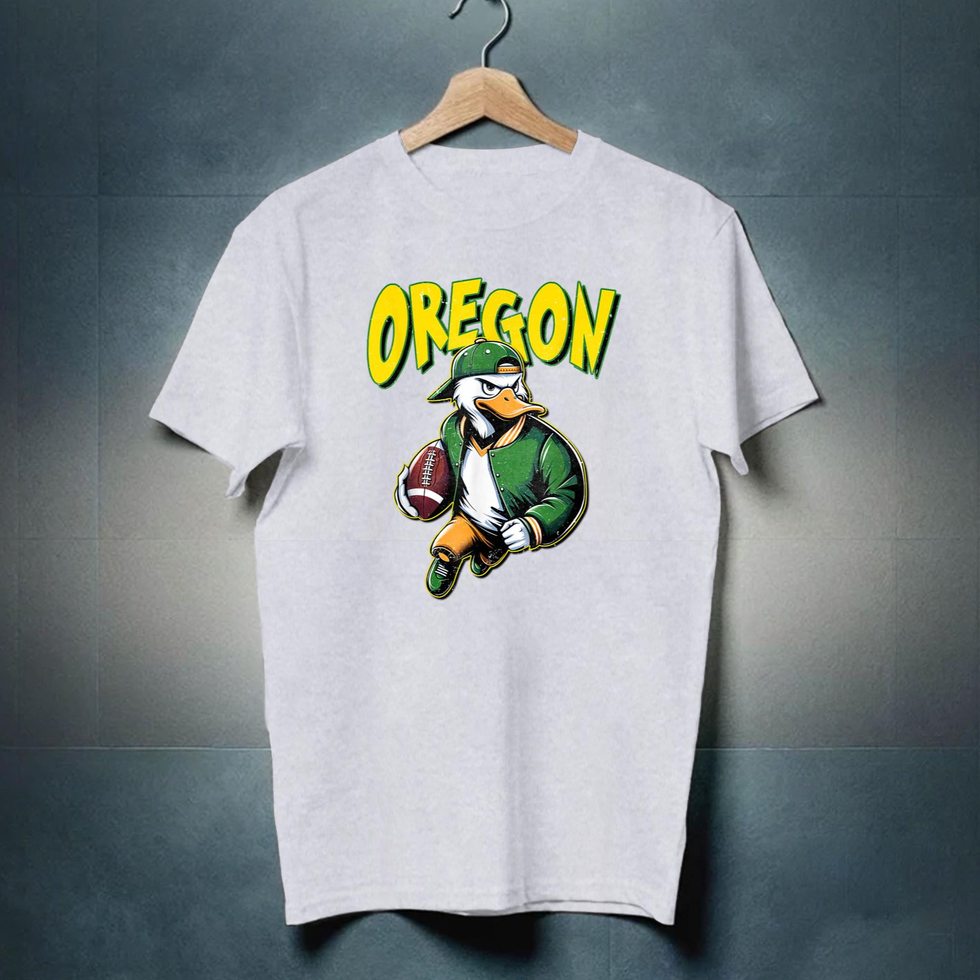 Classic State of Oregons Football Spirit Evergreen Sports T-Shirt ...