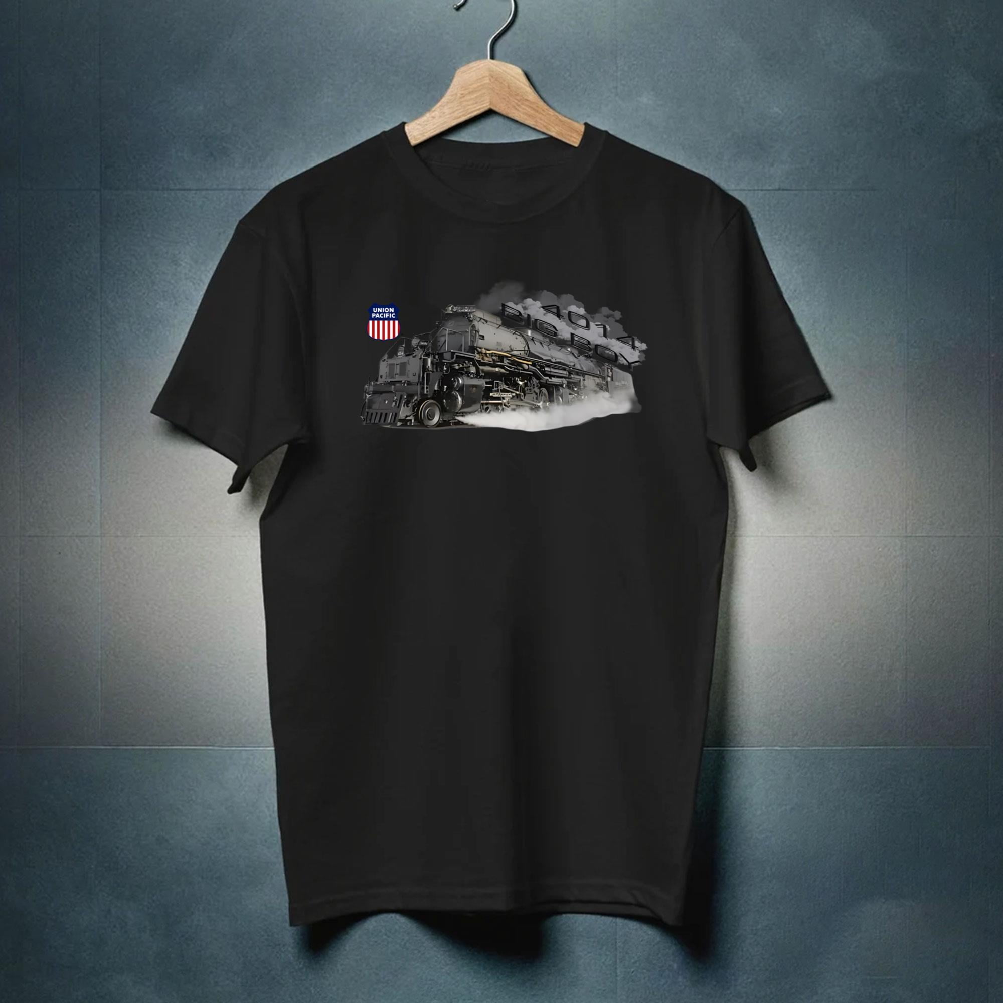 Classic Steam Train Big Boy 4014 Inspired T-Shirt, Vintage Railroad Apparel, Train Enthusiast ...