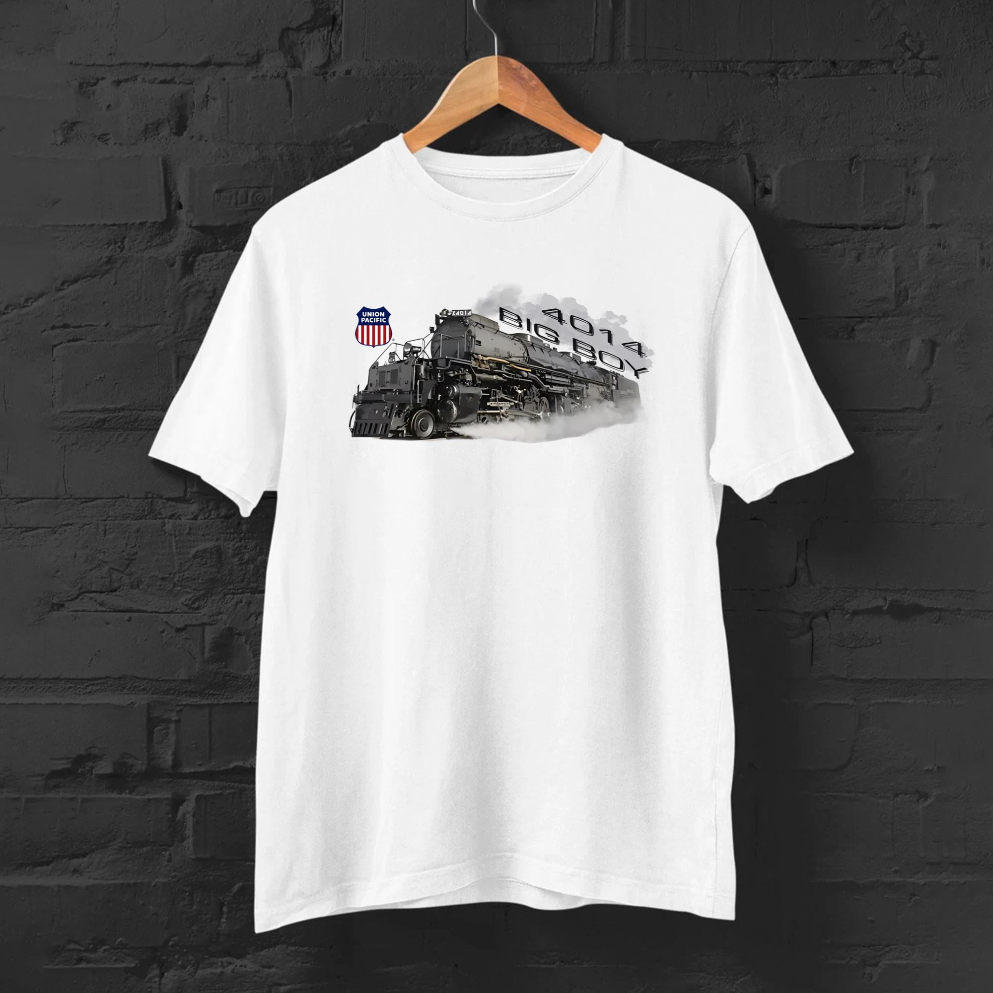 Classic Steam Train Big Boy 4014 Inspired T-Shirt, Vintage Railroad ...