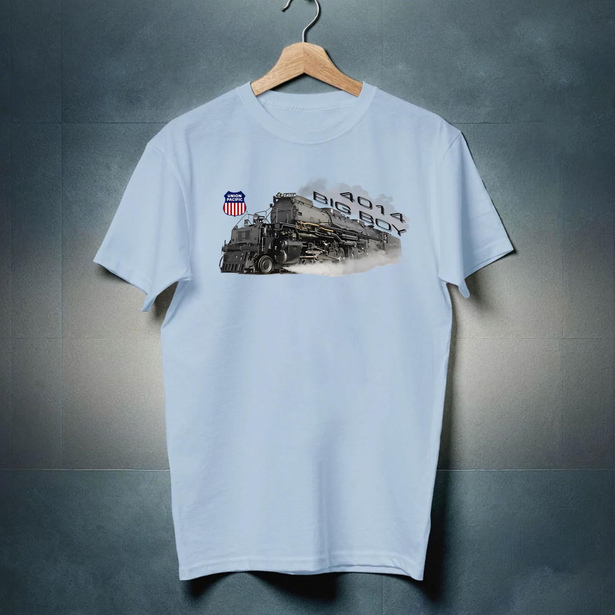 Classic Steam Train Big Boy 4014 Inspired T-Shirt, Vintage Railroad ...
