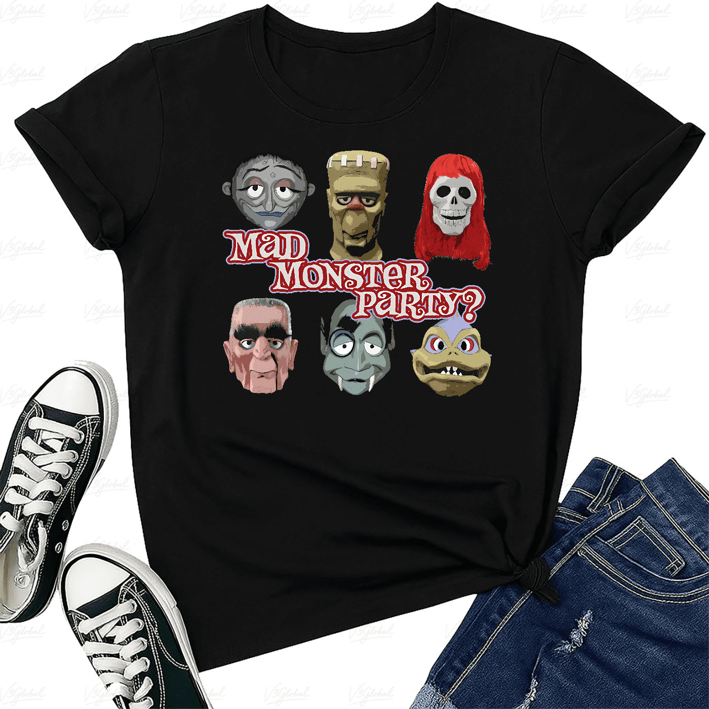 Classic Stop Motion Monster Party Retro Animation Fan Art Unisex T ...