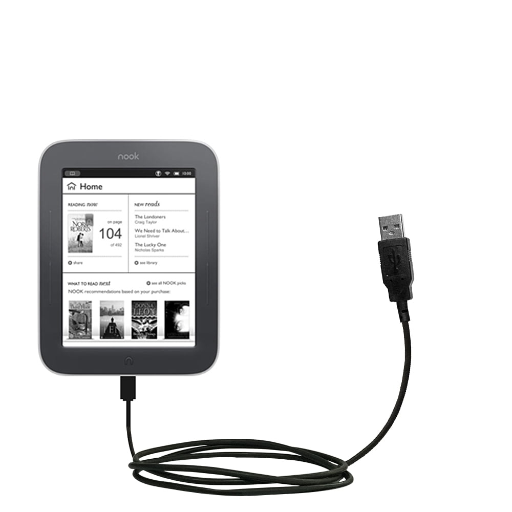 Classic Straight USB Cable suitable for the Barnes and Noble Nook ...