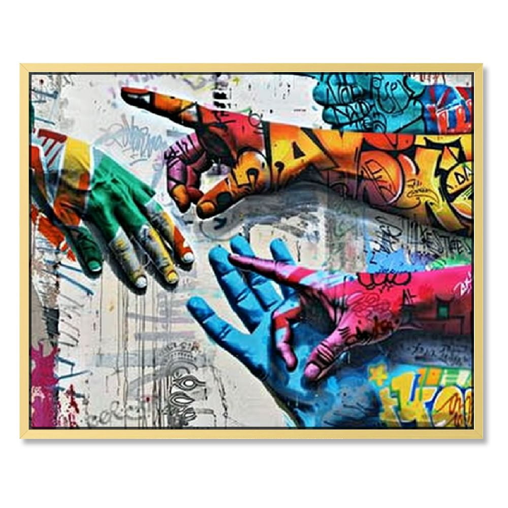 Classic Street Art Graffiti Paintings Canvas Wall Art - Adam Poste ...