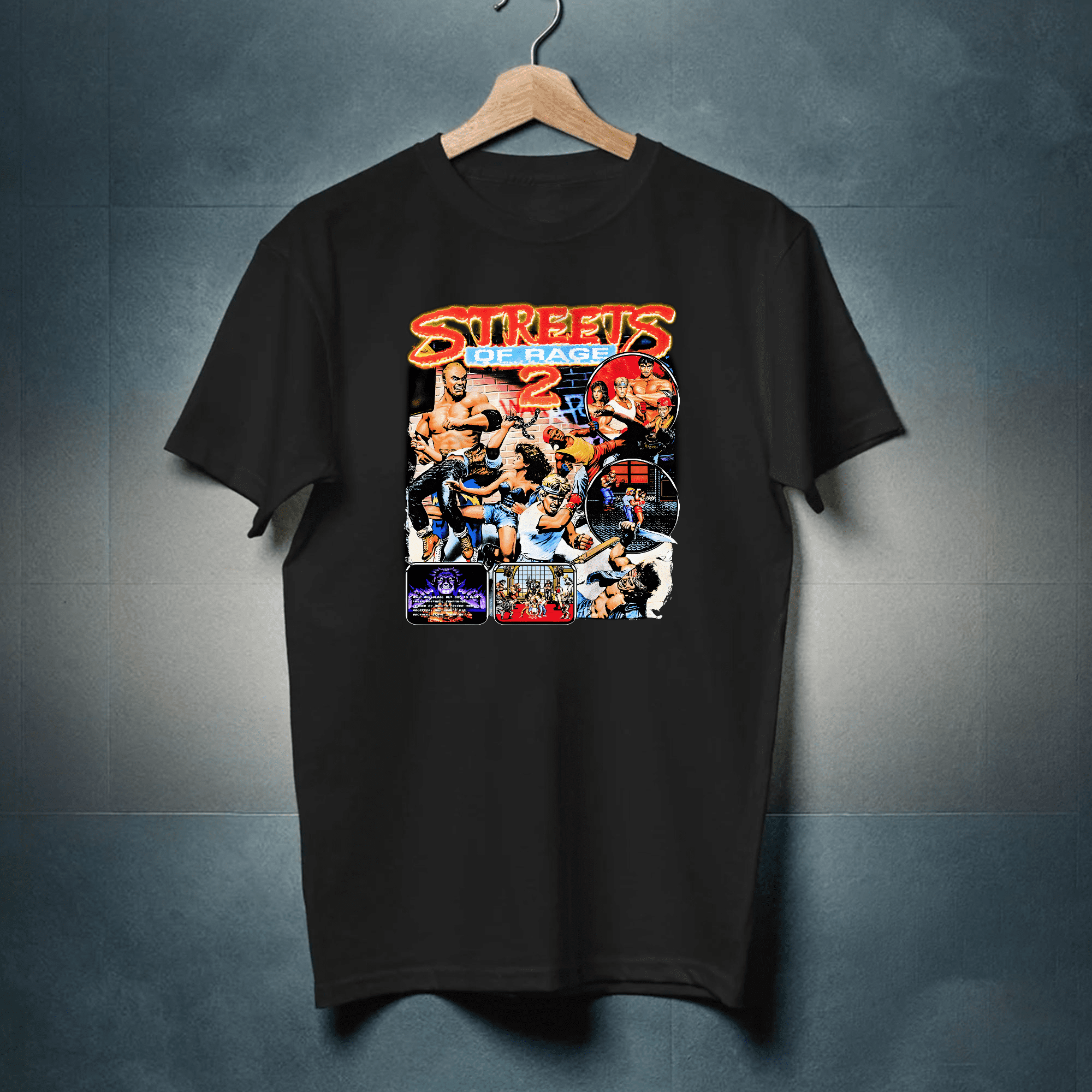 Classic Streets of Rage 2 T-Shirt - Walmart.com
