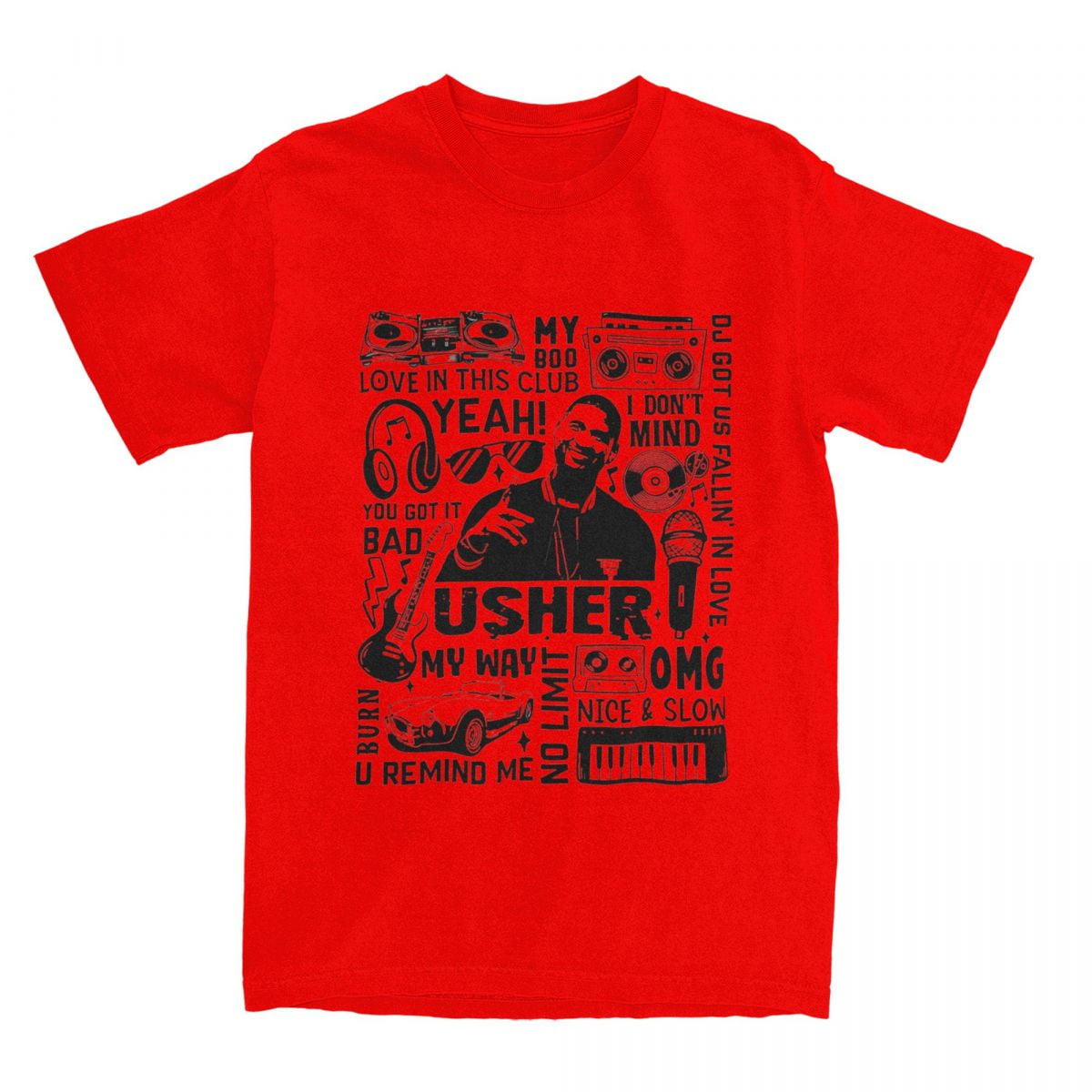 Classic Streetwear Graphic Tee, Soft Cotton Urban Music Inspired Shirt ...