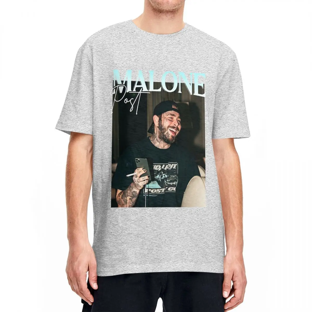 Classic Streetwear Music Graphic Tee, Soft Cotton Unisex Oversized Tee ...