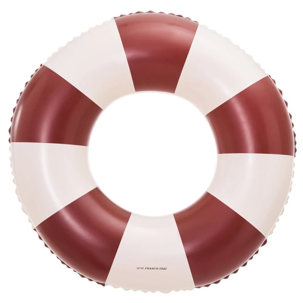 Classic Striped Inflatable Pool Float Swimming Circle Pool Floaties ...