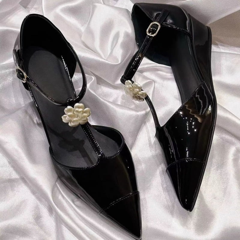 Classic Style Elegant Socialite Pumps Women's French Black and White ...