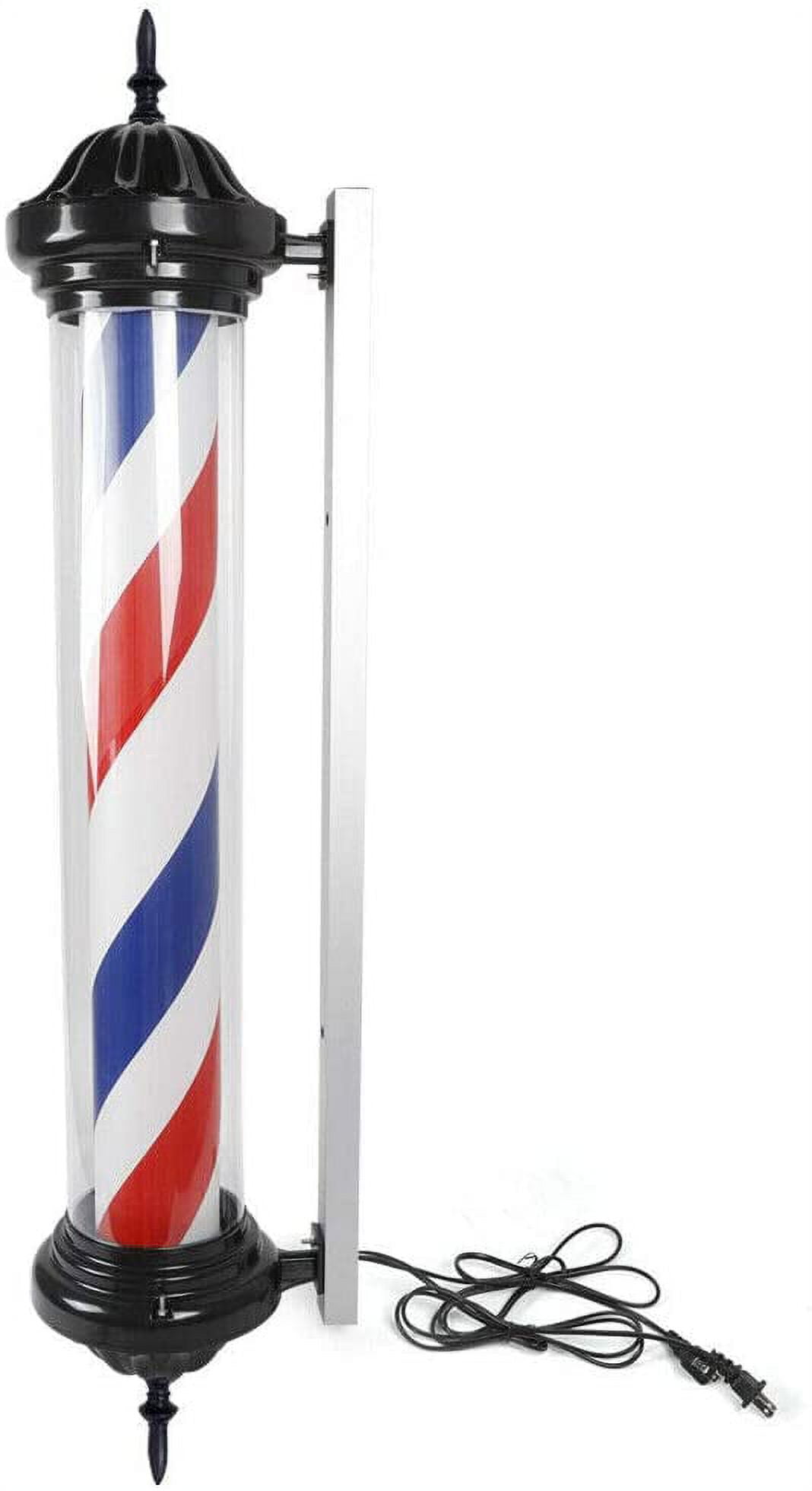 Classic Style Hair Salon Barber Shop Open Sign, 41" Barber Pole LED ...