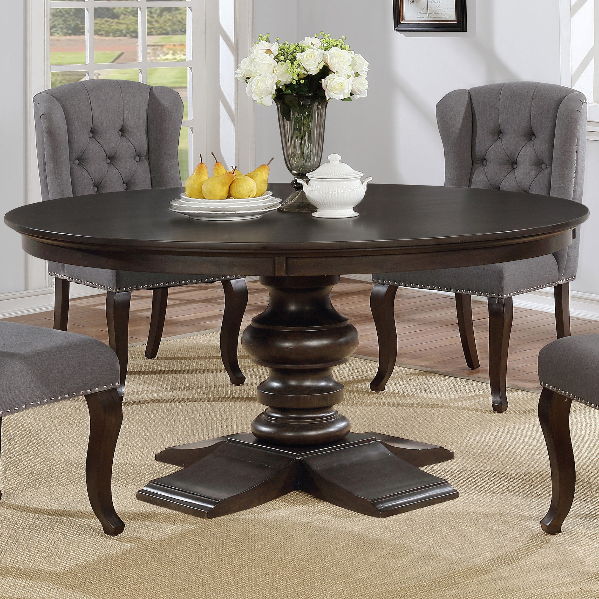 Classic Style Round Dining Table - Walmart.com
