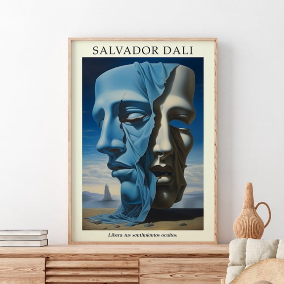 Classic Surreal Gallery Style Wall Art, Unframed Paper Print Size 24x36 ...