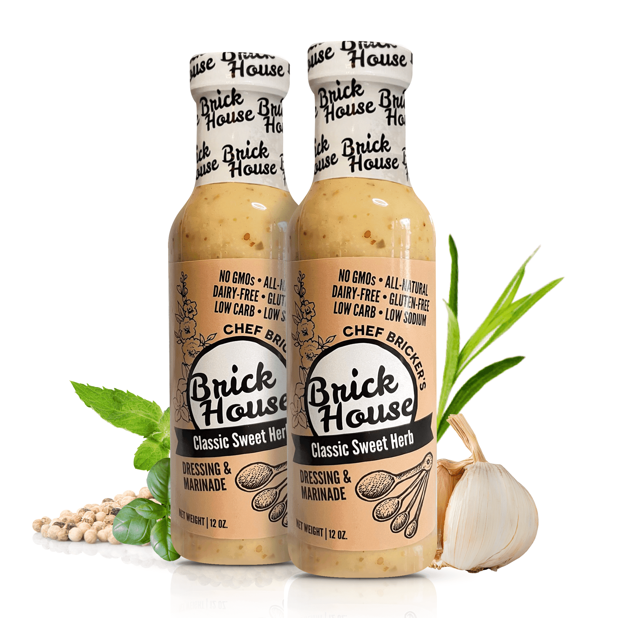 Brick House Classic Sweet Dijon Salad Dressing & Marinade, Low Sodium ...