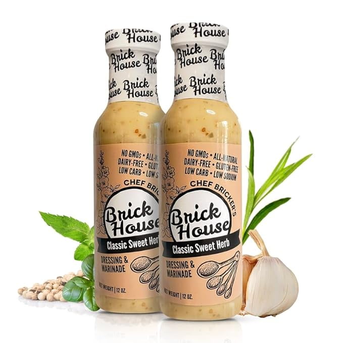 Brick House Classic Sweet Dijon Salad Dressing & Marinade, Low Sodium ...