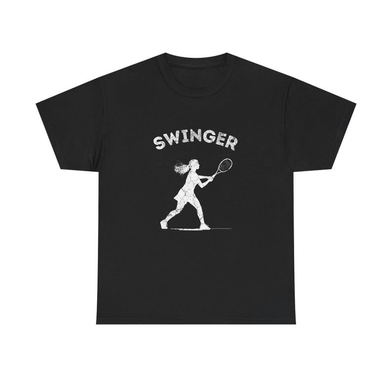 Classic Tennis Swing Graphic Tee, Racket Player Sport Retro Design ...