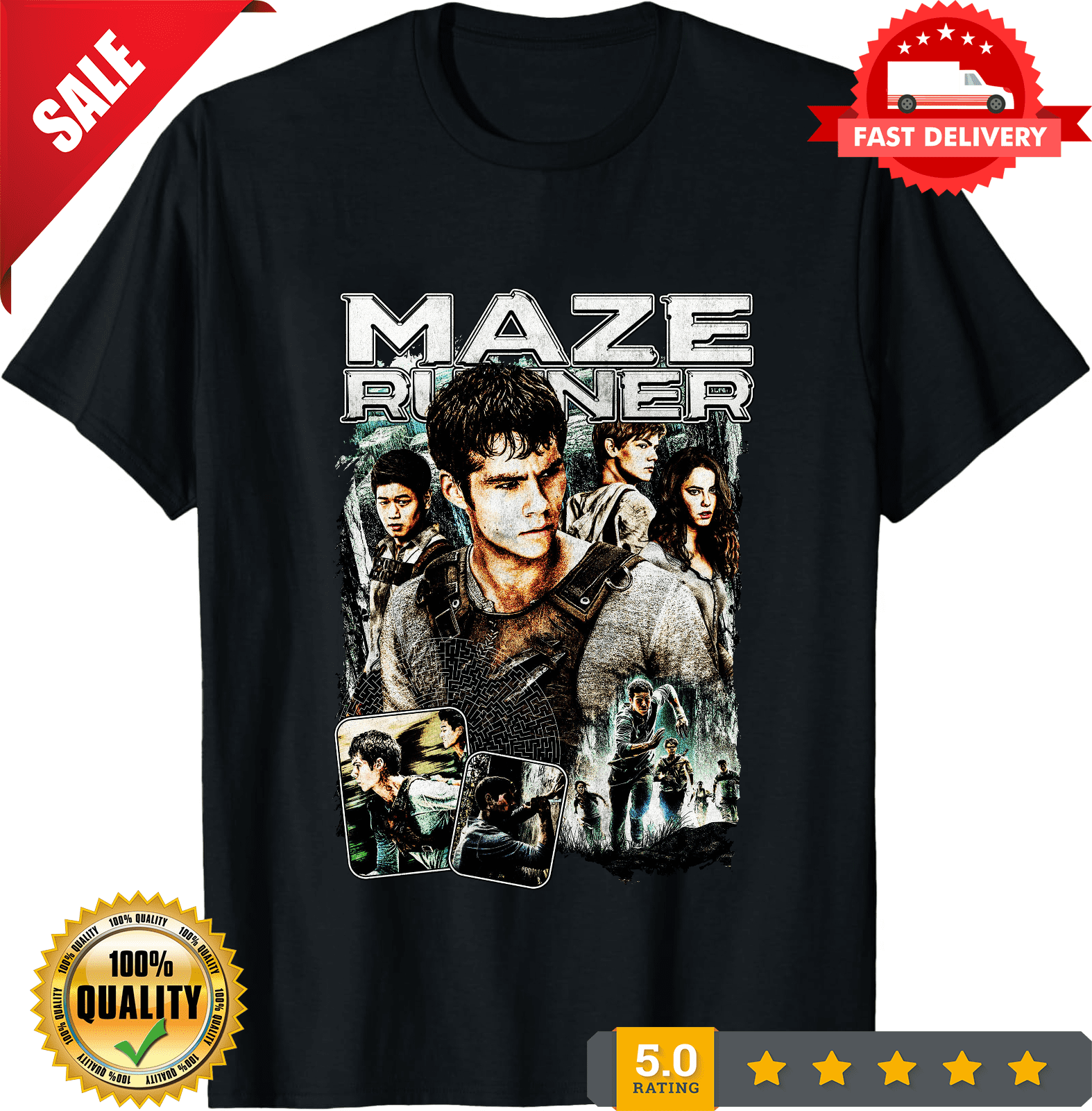 Classic The Maze Runner T-Shirt, ULTRA LIMITED-TH72052 - Walmart.com