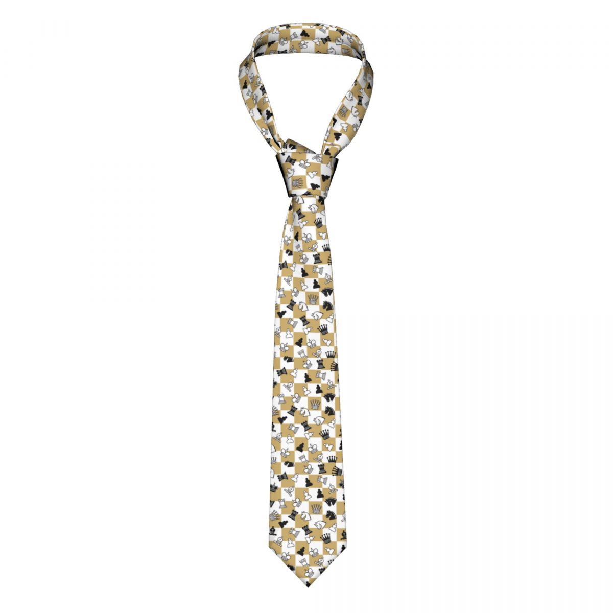 Classic Think Chess Pieces Player Tie for Office Personalized Mens ...