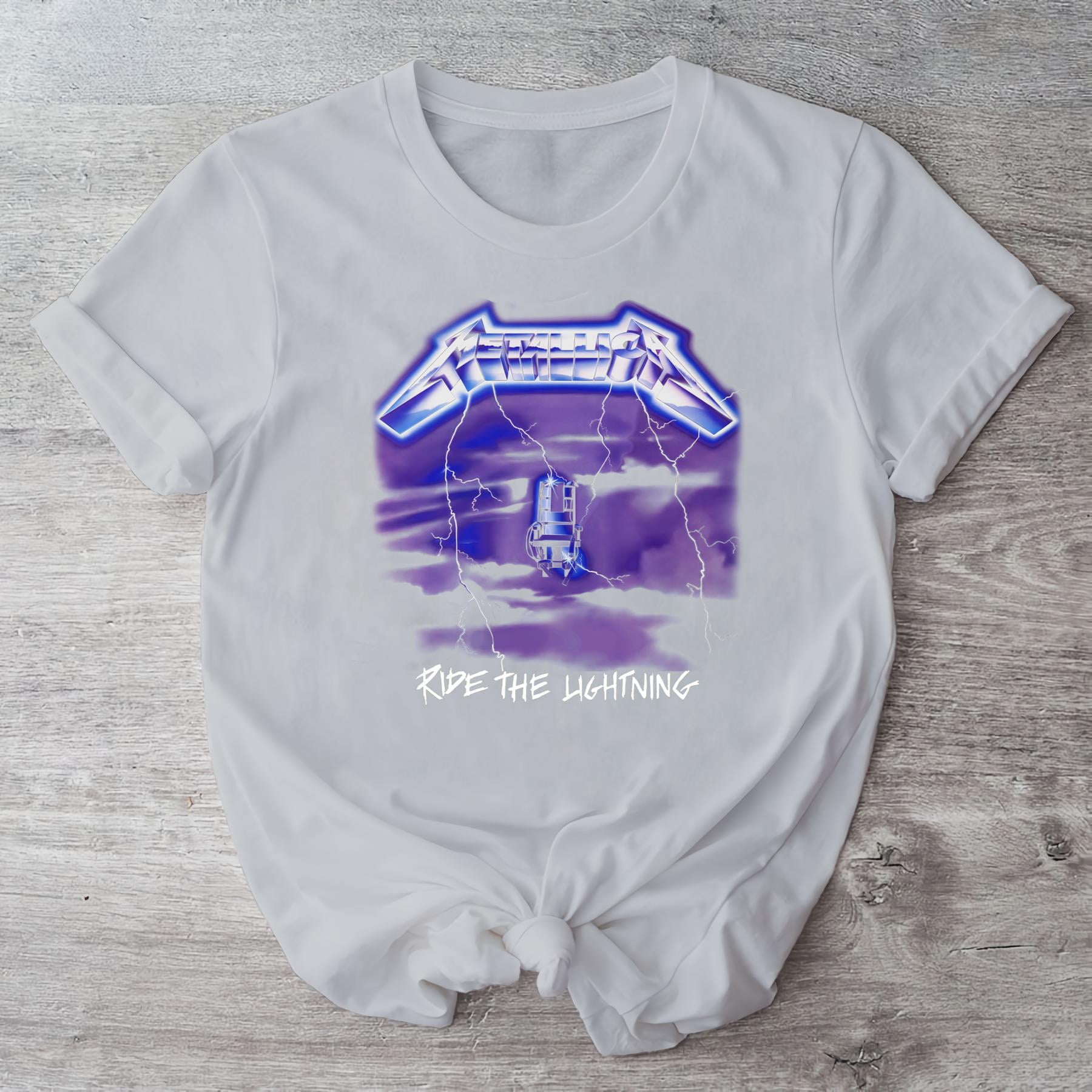 Classic Thrash Metal Album-Inspired Shirt – Ride the Storm Graphic ...