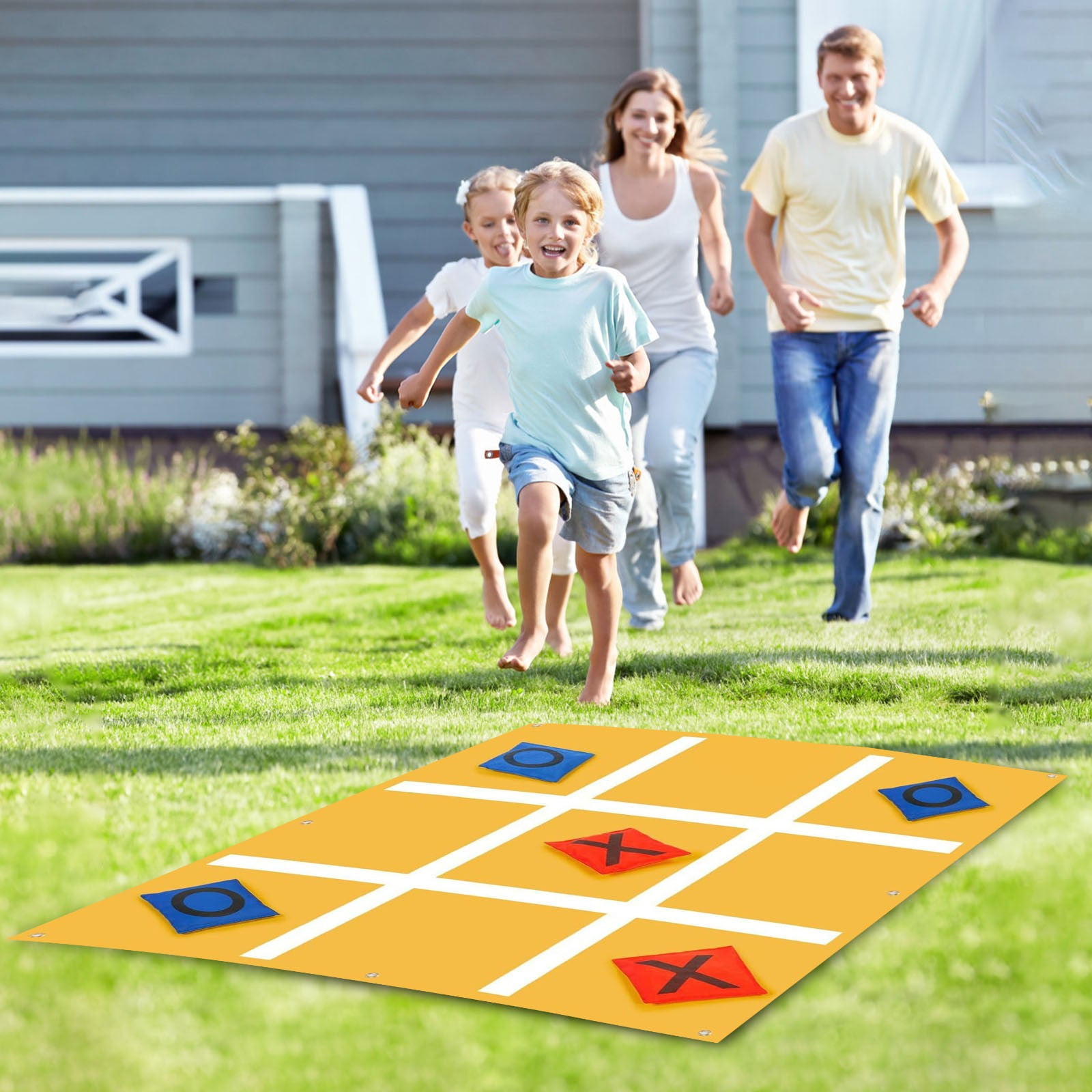 Classic Tic Tac Toe Game Set Toss Across Girls & Boys Outdoor Game,10 ...