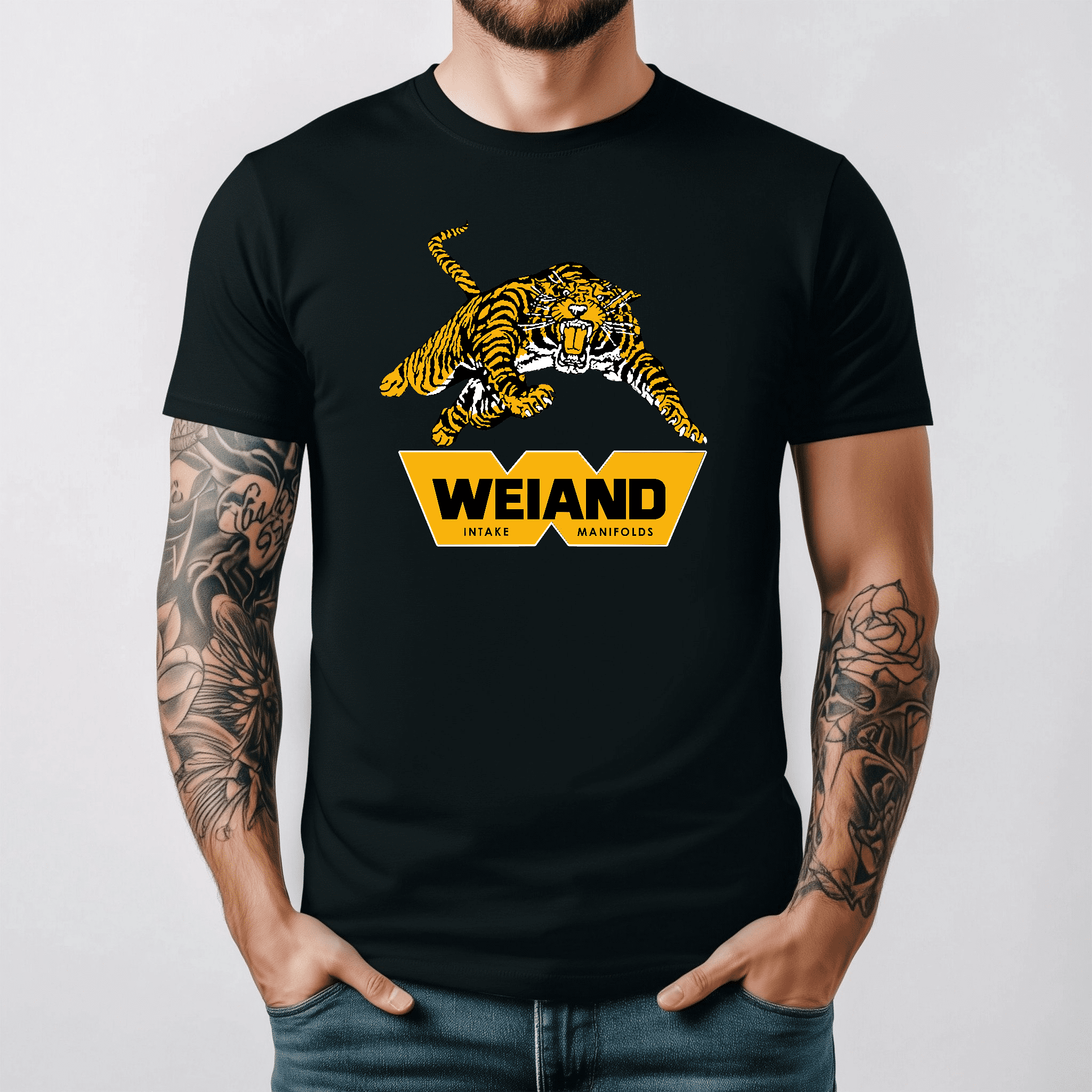 Classic Tiger Movie Inspired Automotive Brand Logo Art Graphic Apparel ...