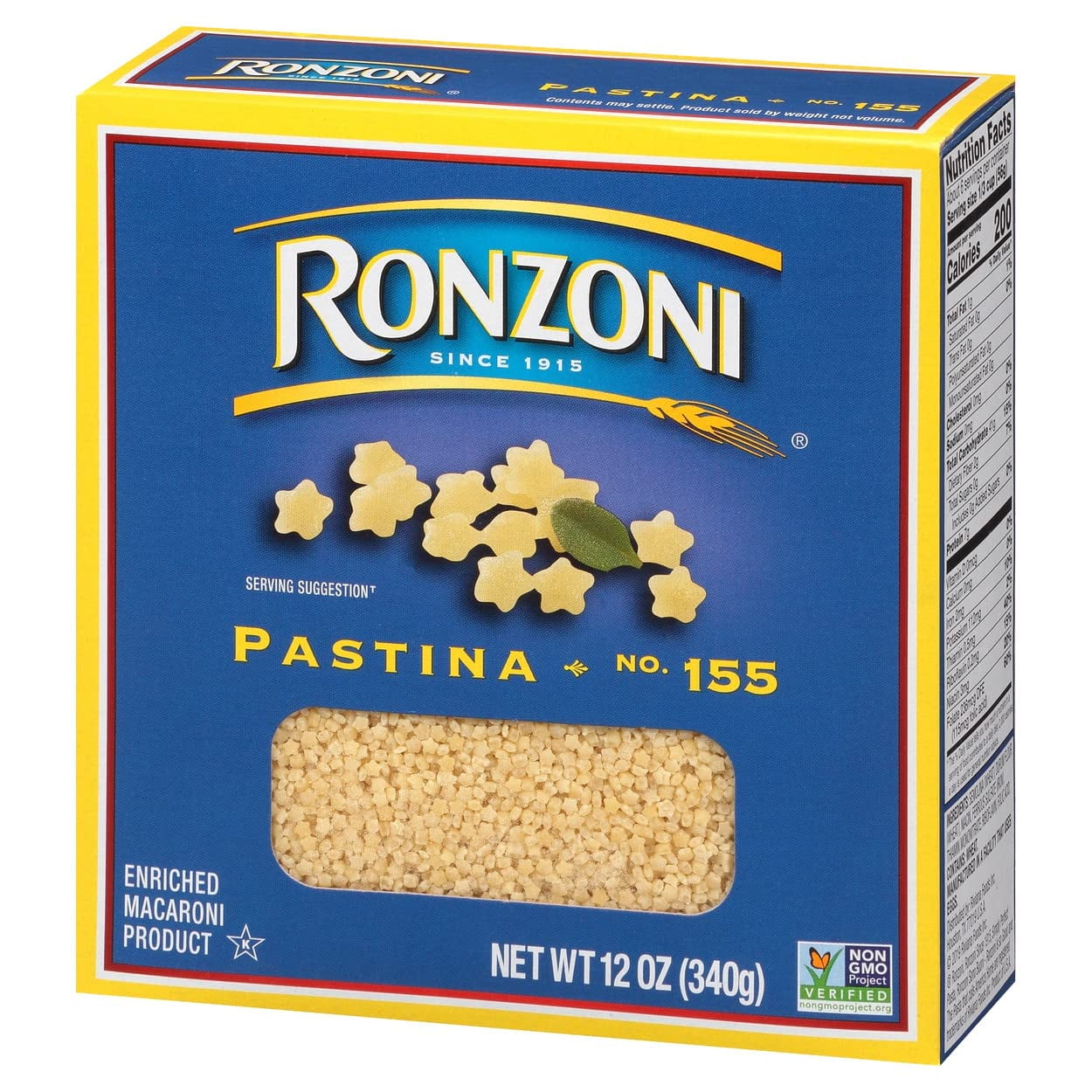 Classic Tiny Pasta Stars 12 oz, 1 Pack by - Walmart.com
