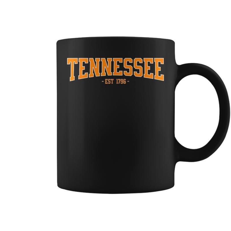 Classic Tn Orange Print Retro Varsity Tennessee Coffee Mugs - Walmart.com