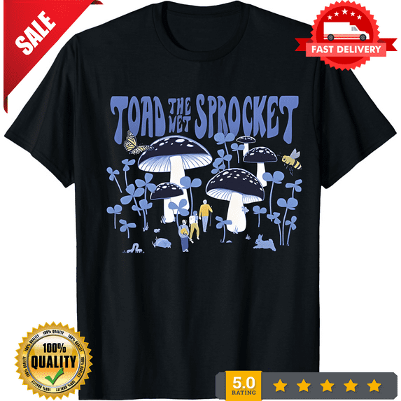Classic Toad The Wet Sprocket Band Tiny Travelers Cotton Black T Shirt ...