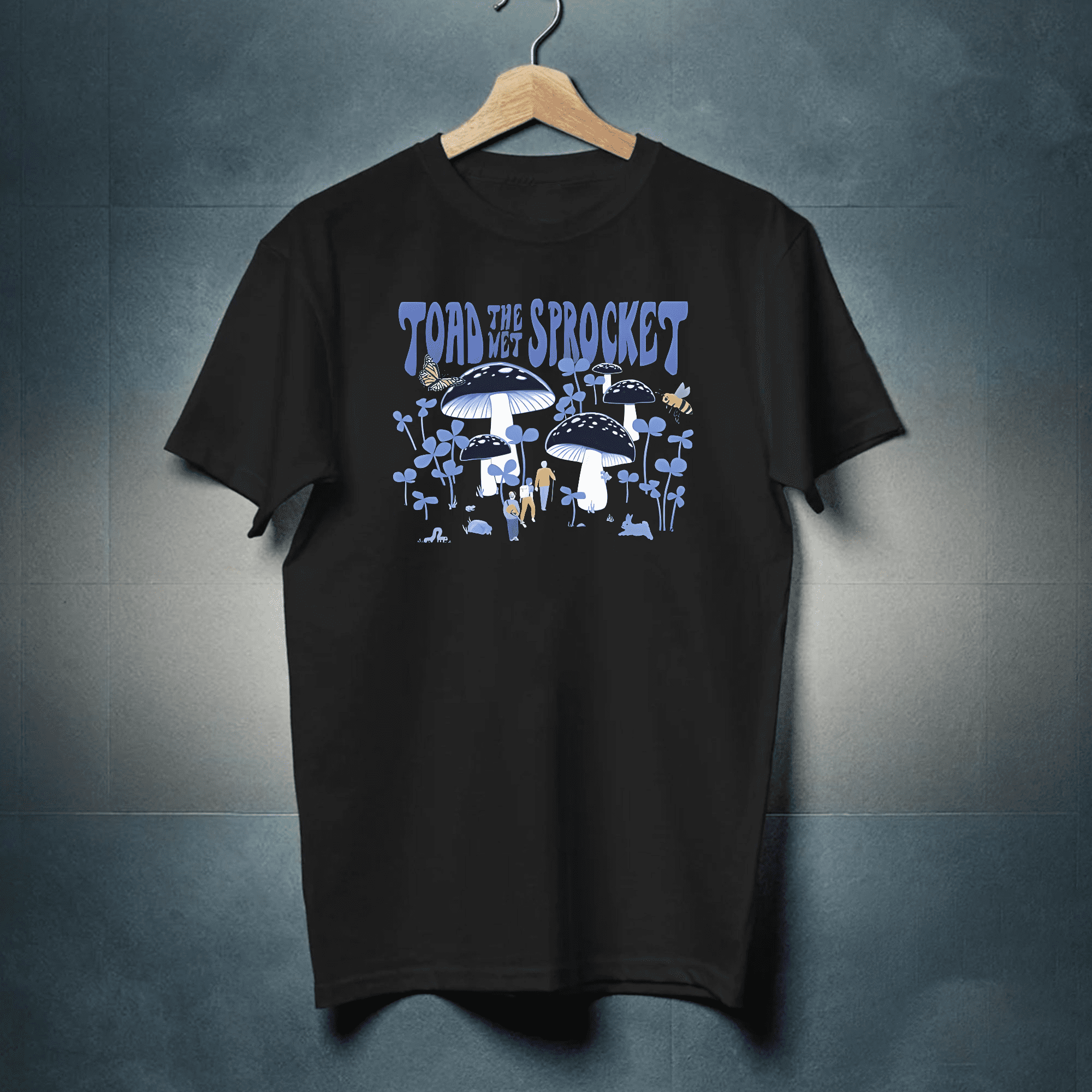 Classic Toad The Wet Sprocket Band Tiny Travelers Cotton Black T Shirt ...
