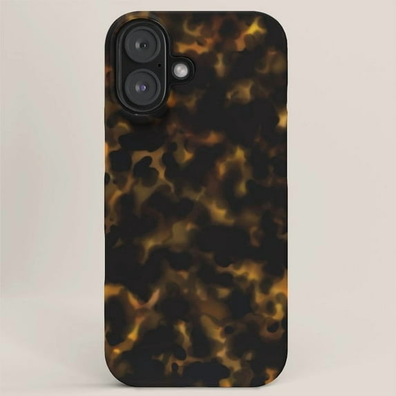 Classic Tortoise Pattern Brown Style Art Phone Case for iPhone 11 12 13 ...