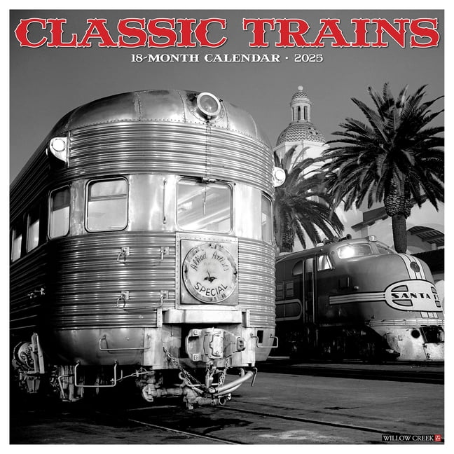 Classic Trains 2026 12 X 12 Wall Calendar, (Hardcover) - Walmart.com