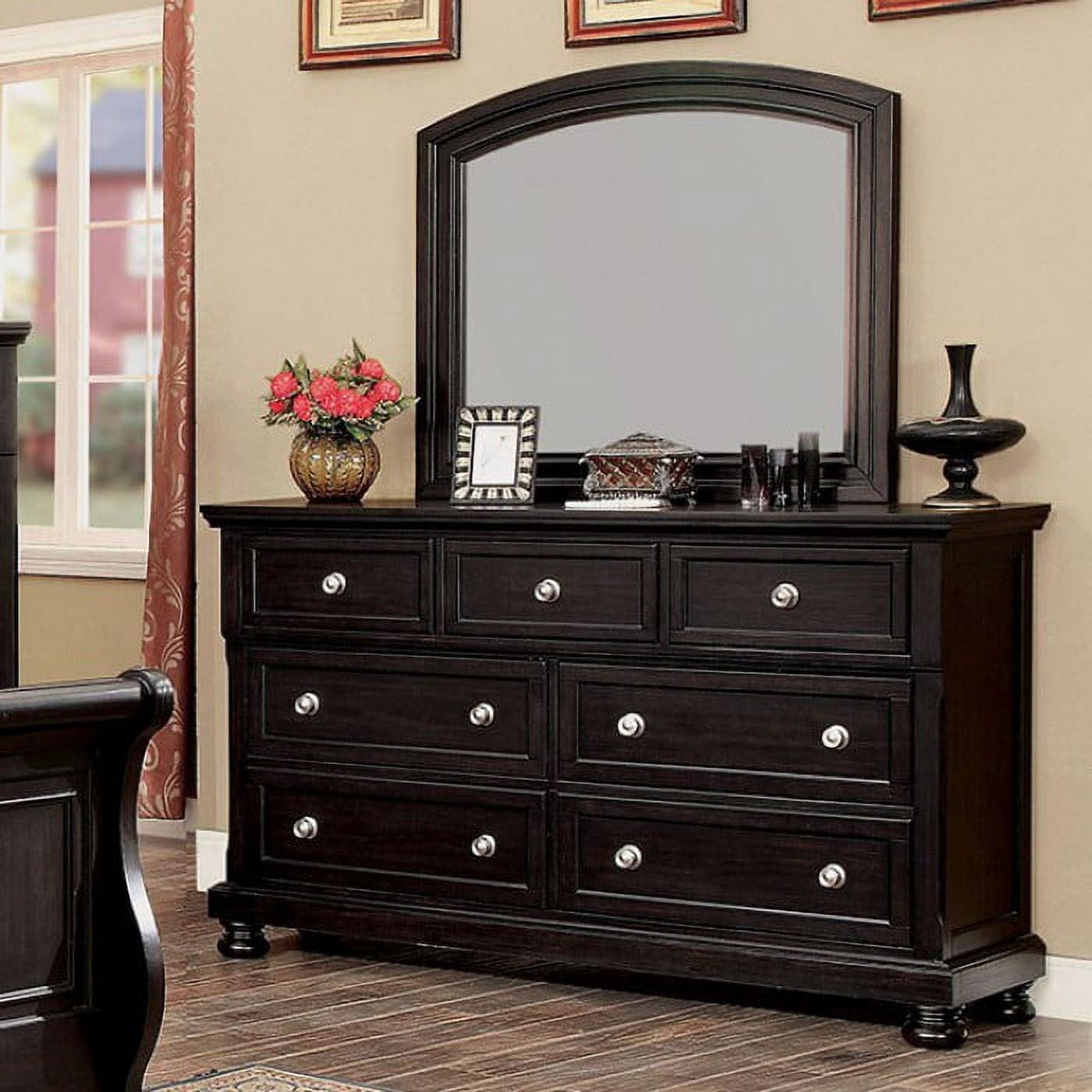 Benzara BM137486 Argusville Transitional Style Dresser, Espresso ...