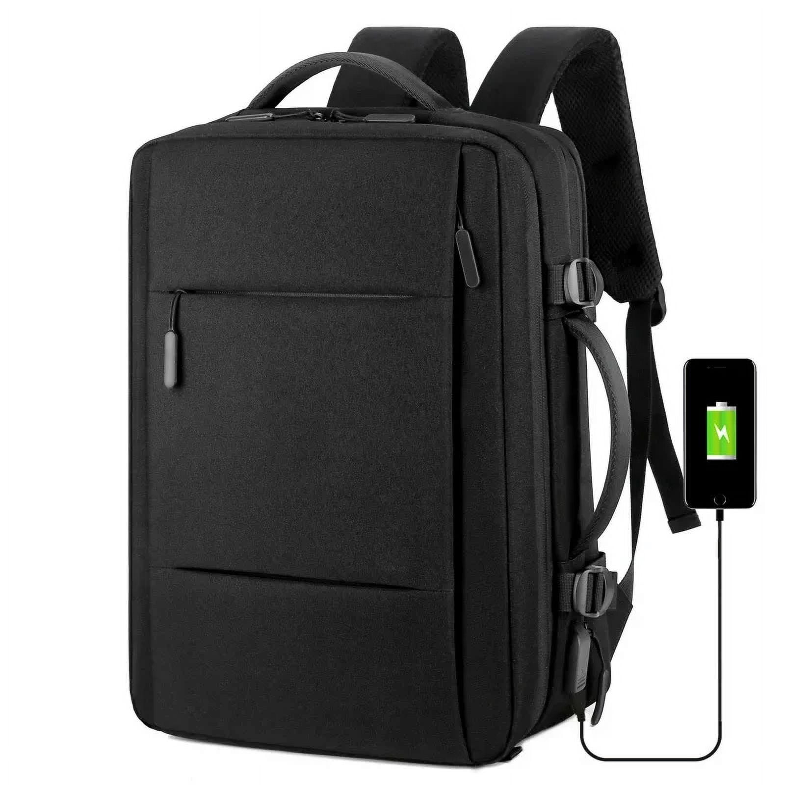 Classic Travel Backpack Men Business Backpack School Expandable USB Bag ...