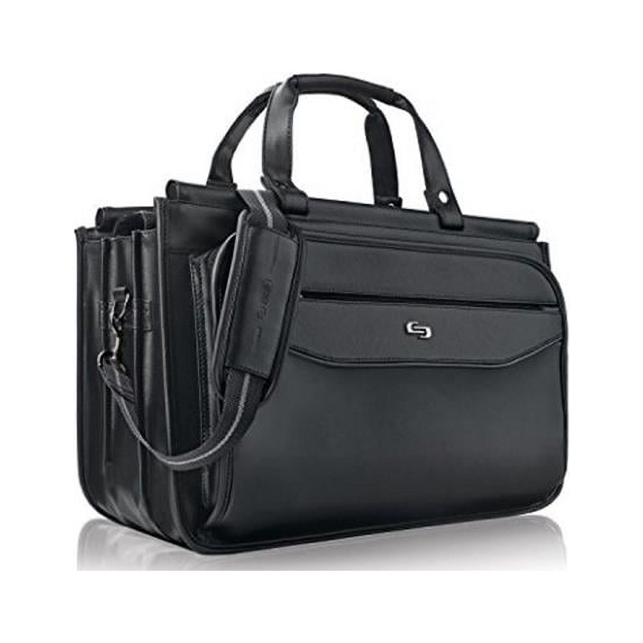 Classic Triple Compartment Briefcase - Walmart.com