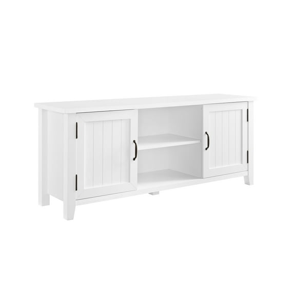 Classic Trough Door TV Stand for TVs 65 Inches and Under, Living Room ...