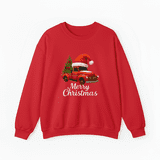 Classic Truck Old Red Holiday Hat Christmas Tree Vintage Winter Scene ...