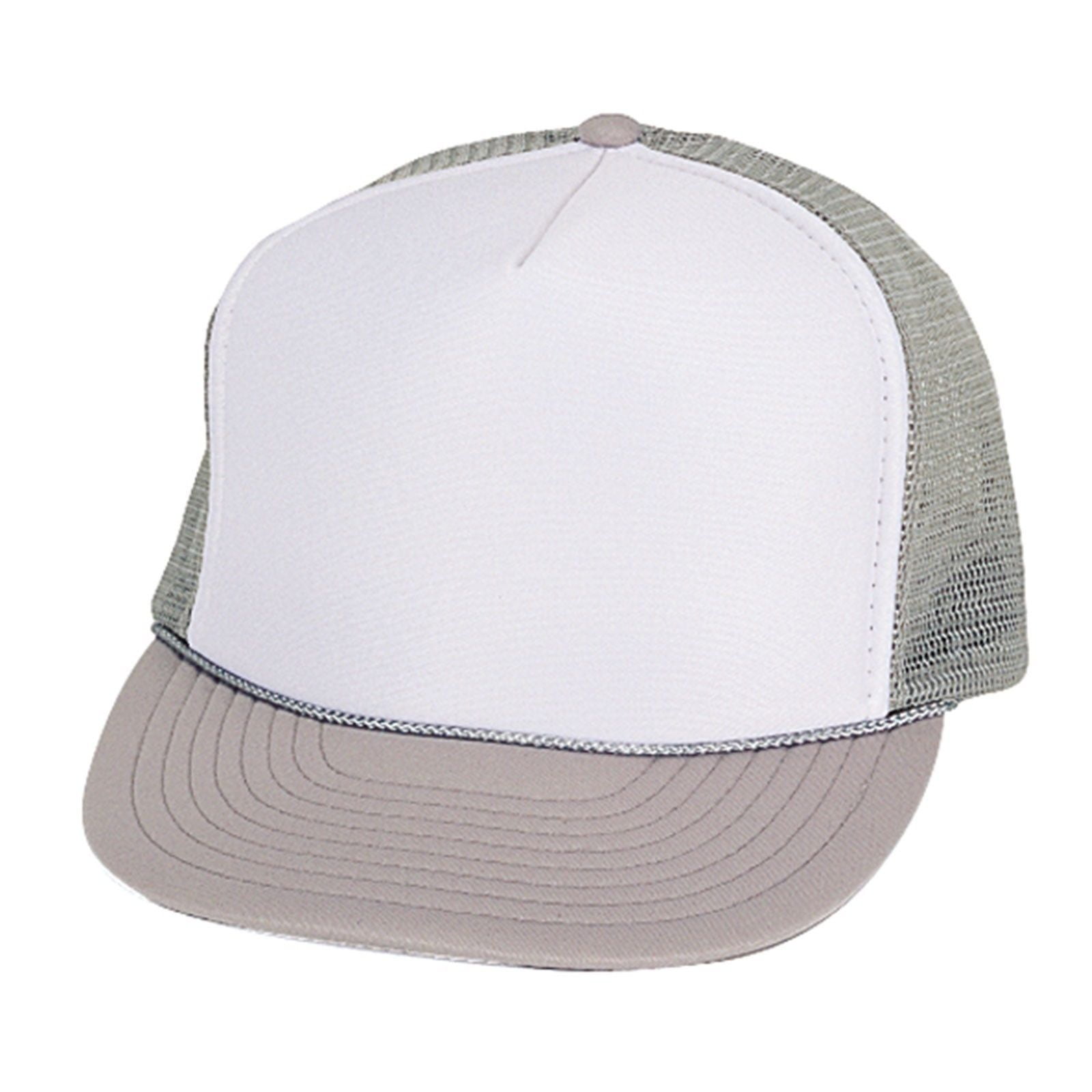 Classic Trucker Baseball Hats Caps Foam Mesh Blank Solid Two Tone ...