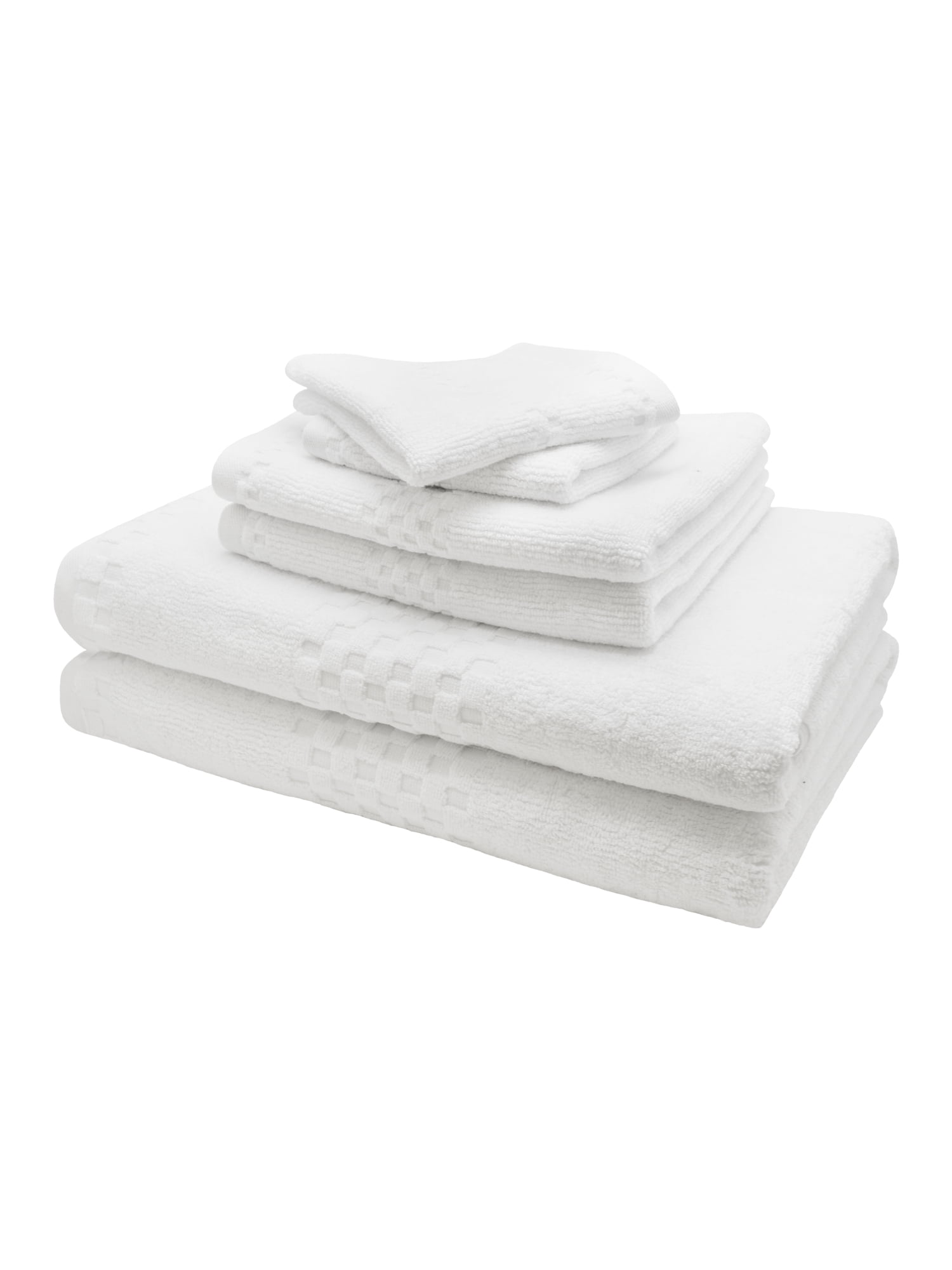 Classic Turkish Towels Genuine Cotton Soft Absorbent Fairfield 6 Piece ...