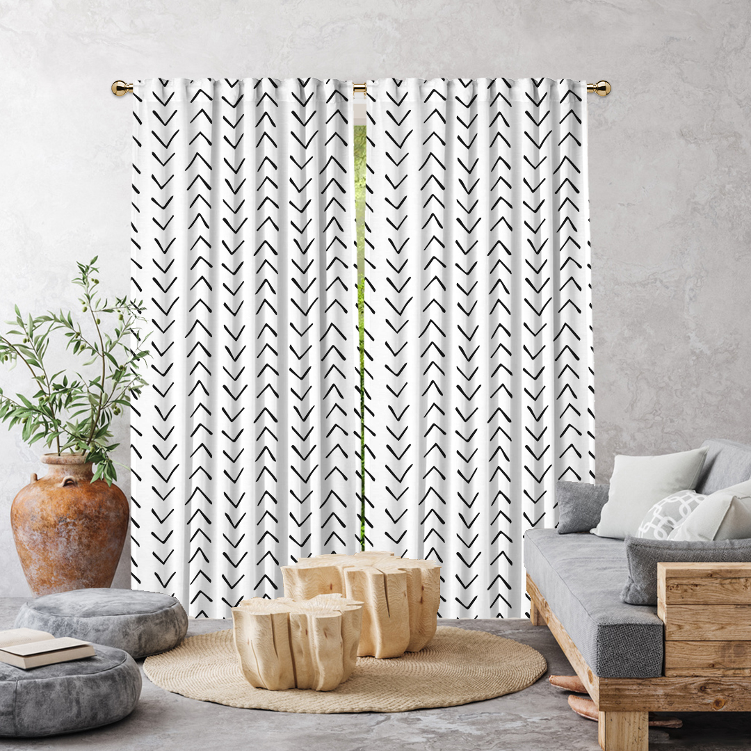 Classic Turkish Towels Polyester Digital Printed Light Filtering Rod ...