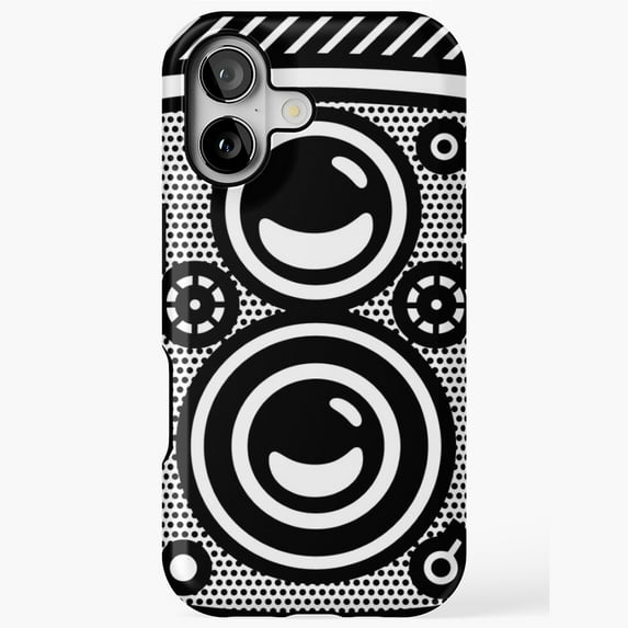 Classic Twin-Lens Reflex Camera iPhone Case 17 16 15 14 13 12 11 Pro ...
