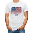 Classic USA Flag Shirt American Patriotic Distressed Stars and Stripes ...