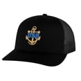 Navy Veteran Cap - USN Military Trucker Hat Embroidered Anchor - US ...