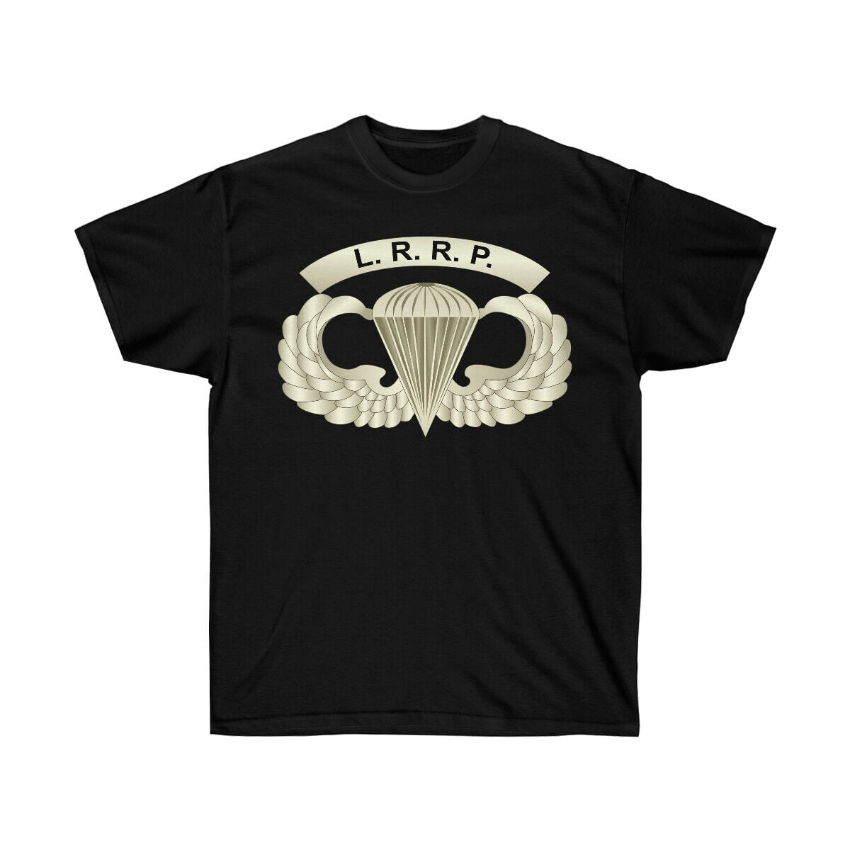 Classic - Unisex Ultra Cotton Tee - LRRP - Basic Airborne Badge w LRRP ...