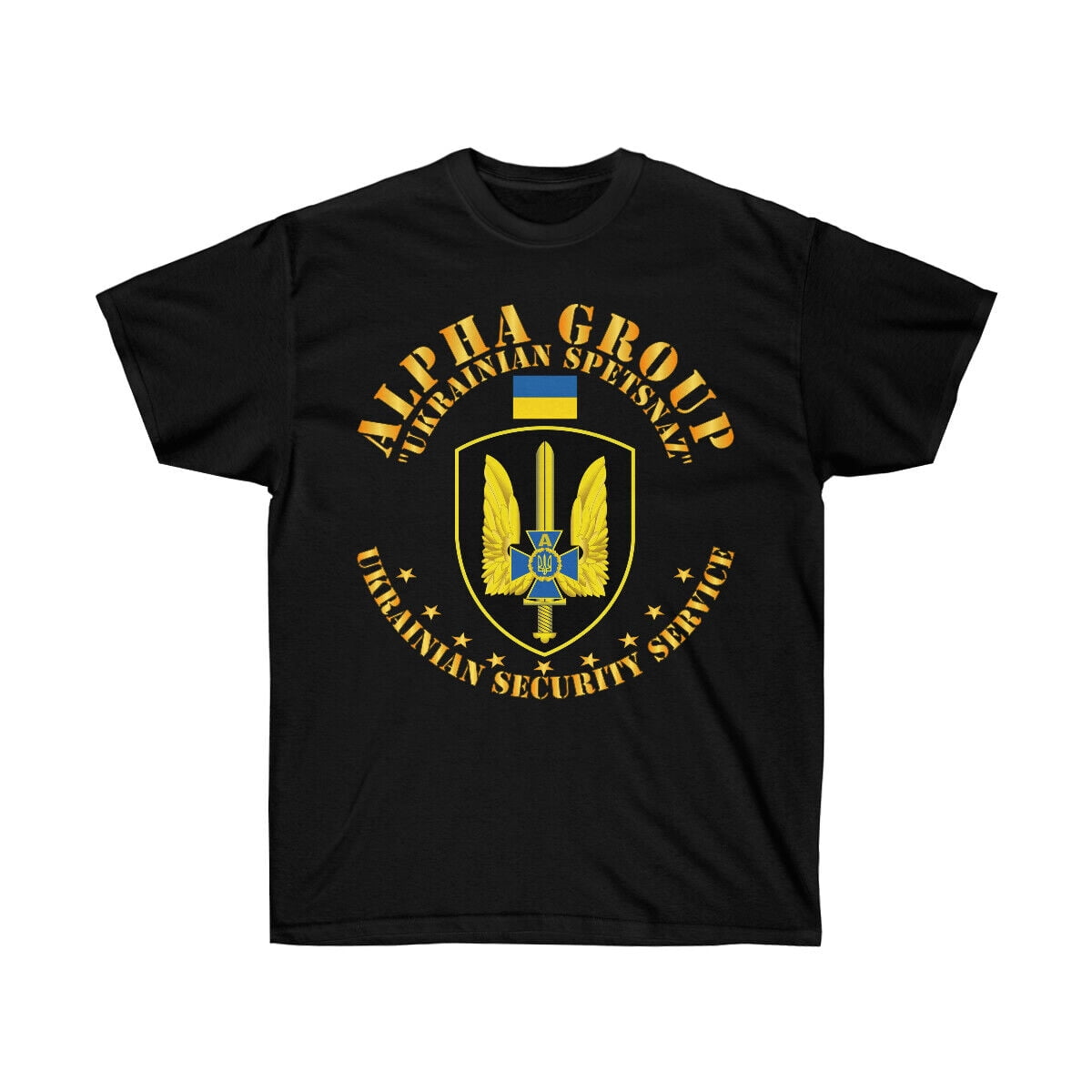 Classic - Unisex Ultra Cotton Tee - Ukraine - Alpha Group - Ukrainian ...