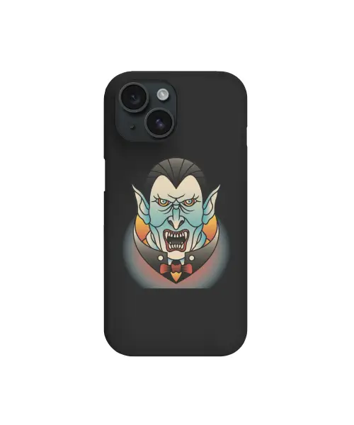 Classic Vampire Horror Vampire Spooky Phone Case for iPhone 16 15 14 13 ...