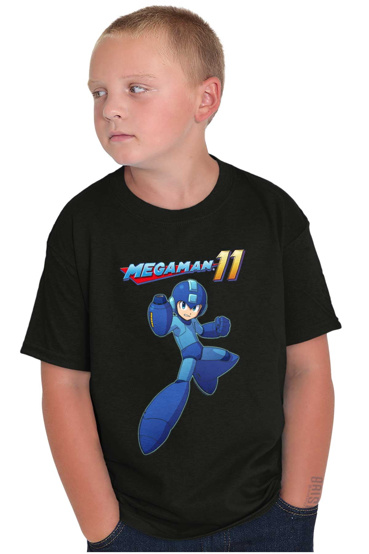 Classic Video game Mega Man 11 Crewneck T Shirts Boy Girl Teen Brisco ...