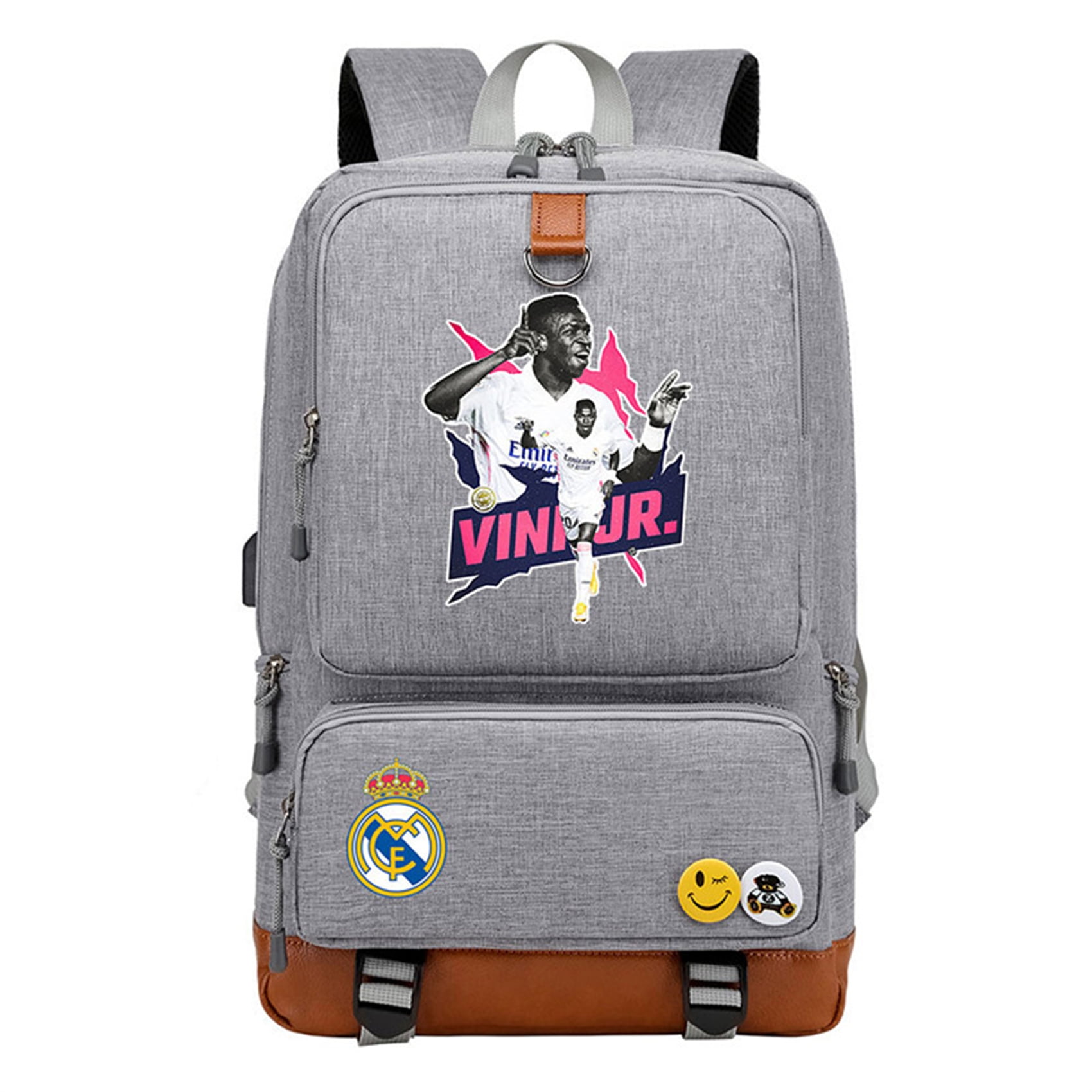 Classic Vinicius Junior Backpack Student Back to School Large Canvas ...